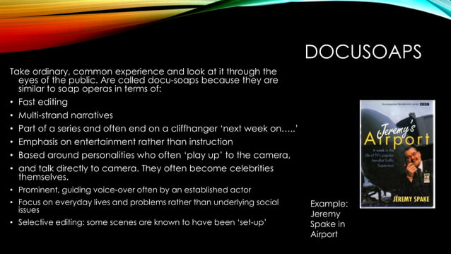 Documentary styles | PPTX