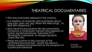 Documentary styles | PPTX