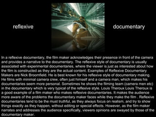 Documentary styles | PPTX