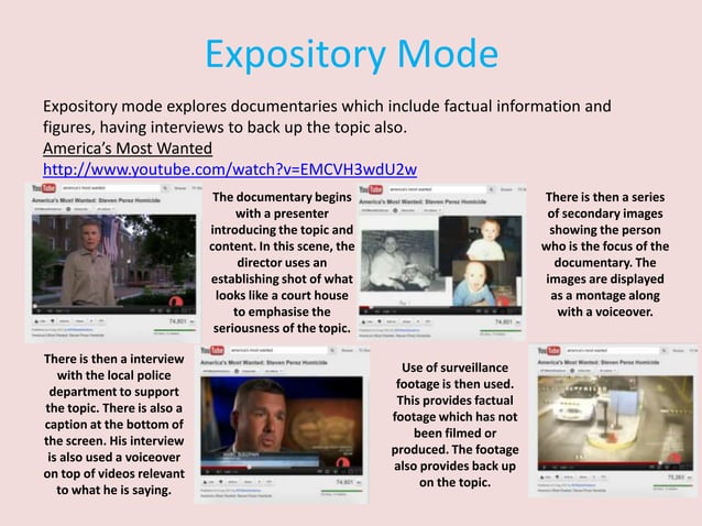 Documentary styles examples | PPT