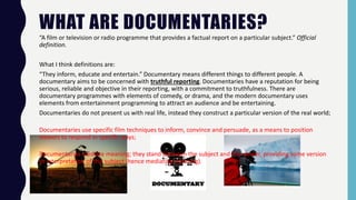 Documentary Task 1 | PPTX