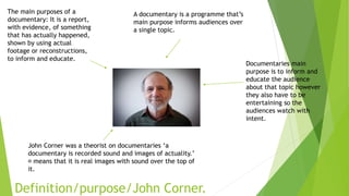 Documentary types and features | PPTX