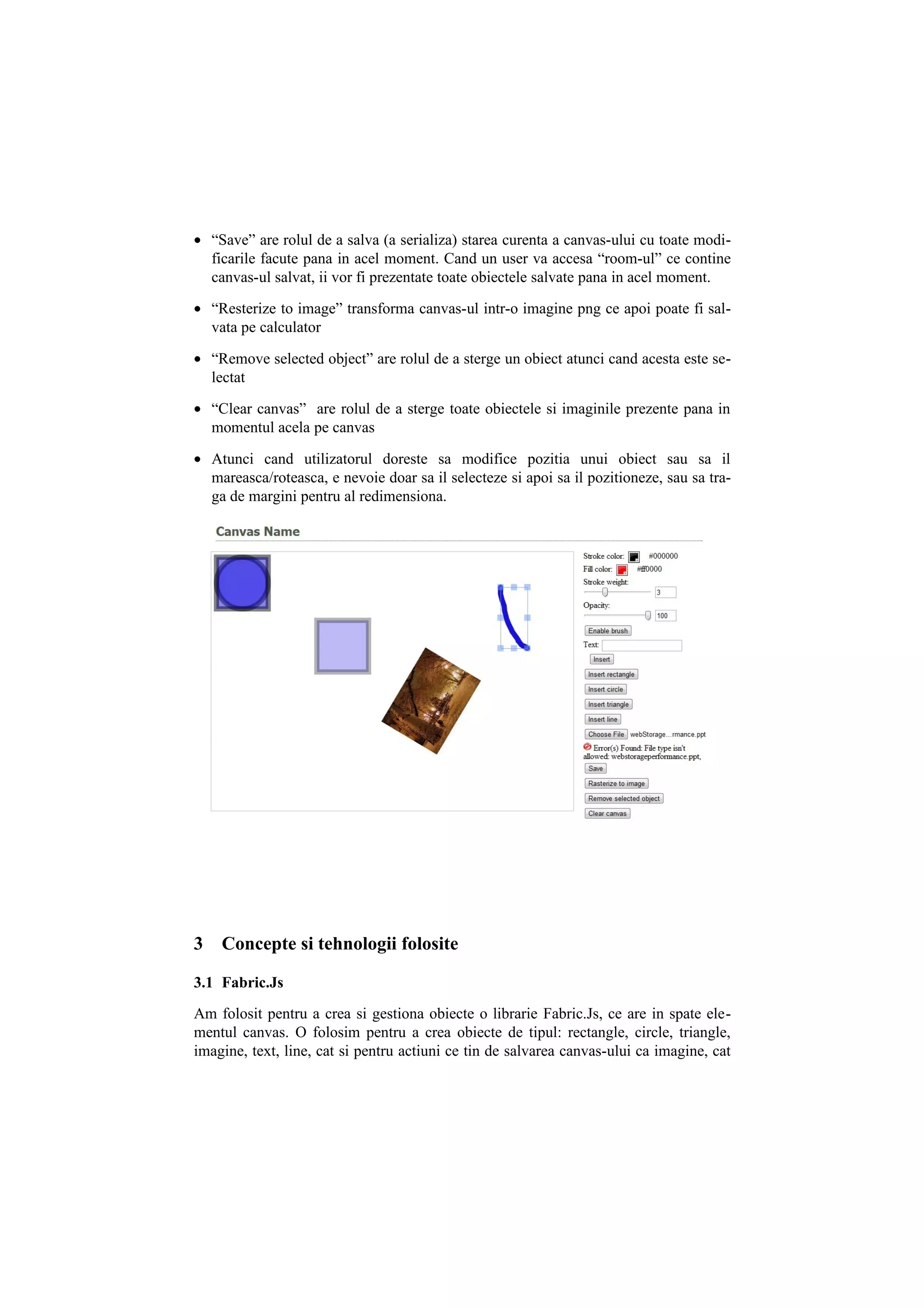 Documentatie collaborative whiteboard | PDF