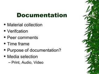 Documentation | PPT