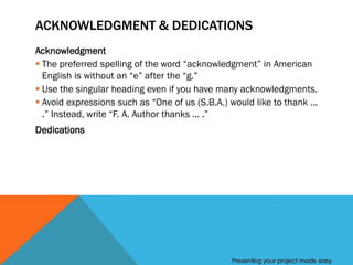 Documentation | PPT