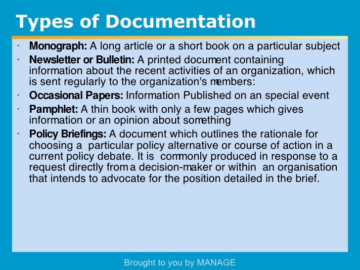 Documentation