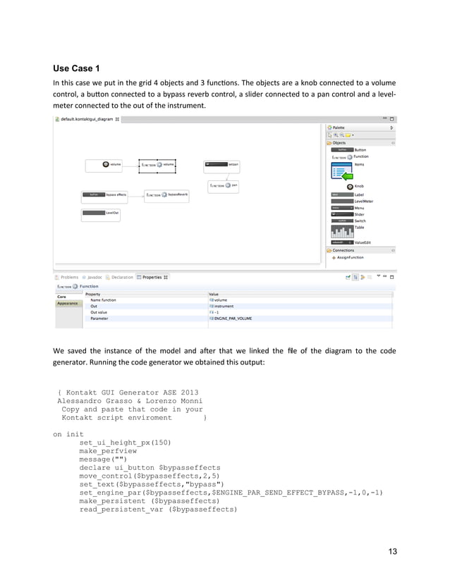 Model Transformation for Automatic Code Generation for Kontakt GUI 5 | PDF
