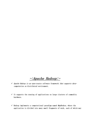 Spark,Hadoop,Presto Comparition | PDF