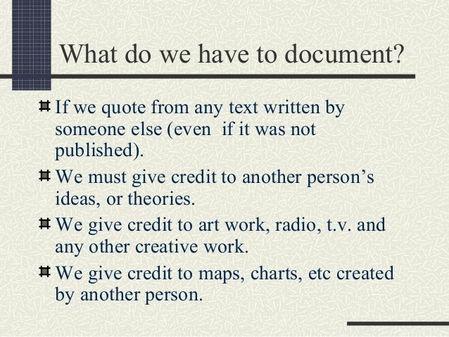 Documentation Meaning