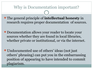 Documentation | PPT
