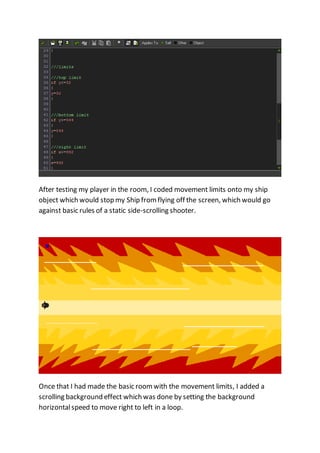 Documentation of my 2D game | DOCX