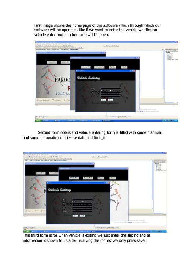 Vehicle Parking System Project | DOCX | Databases | Computer Software ...