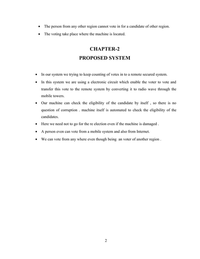 Global Wireless E-Voting Documentation | DOC