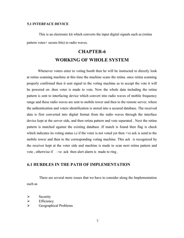 Global Wireless E-Voting Documentation | DOC