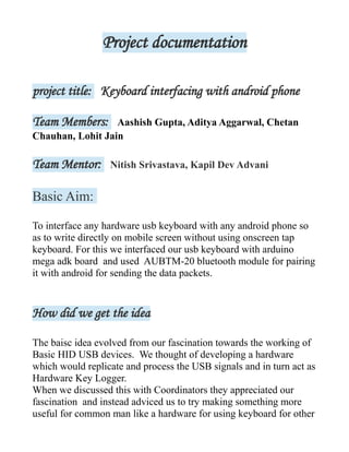 Android project | PDF | Operating Systems | Computer Software and Applications