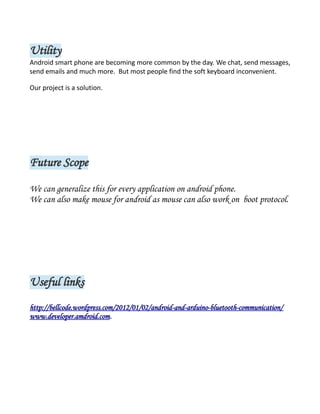 Android project | PDF | Operating Systems | Computer Software and ...