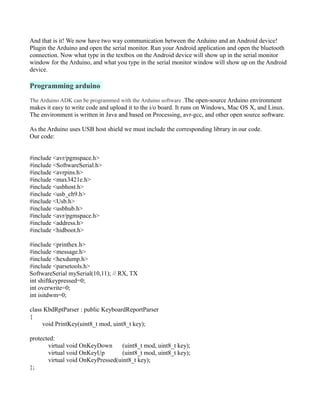 Android project | PDF | Operating Systems | Computer Software and ...