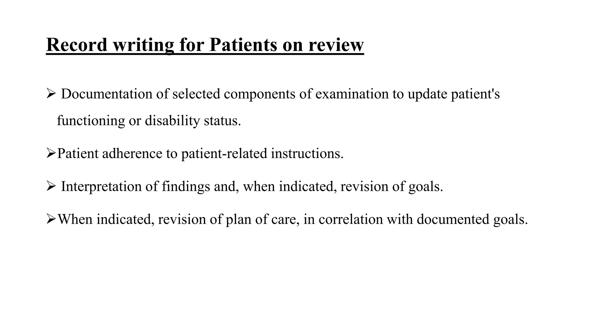 Documentation in Physical therapy | PPTX