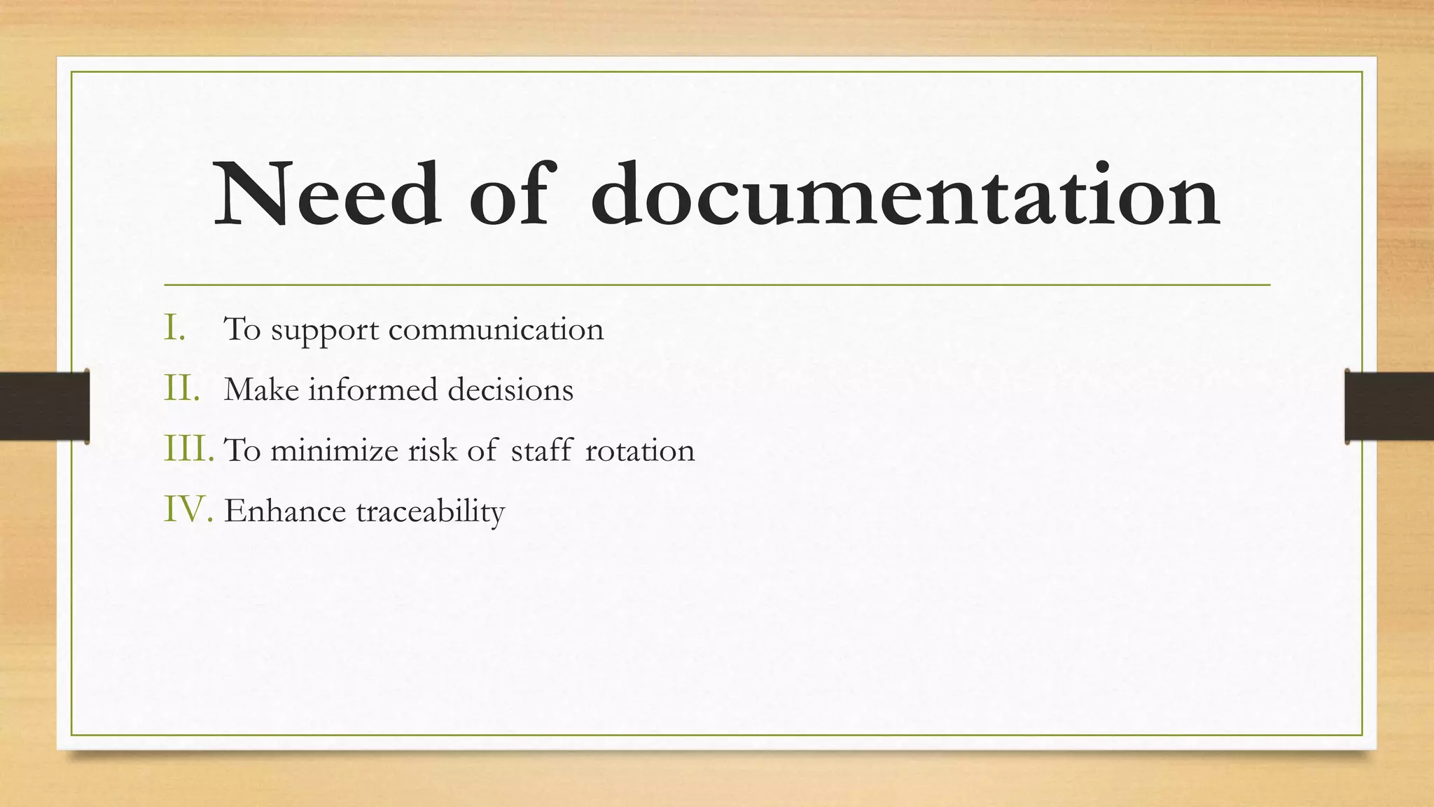 Documentation | PPT
