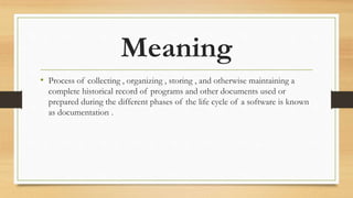Documentation | PPT