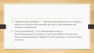 Documentation | PPT