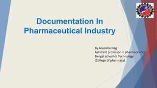 documentation in pharmaceutical industry.pdf