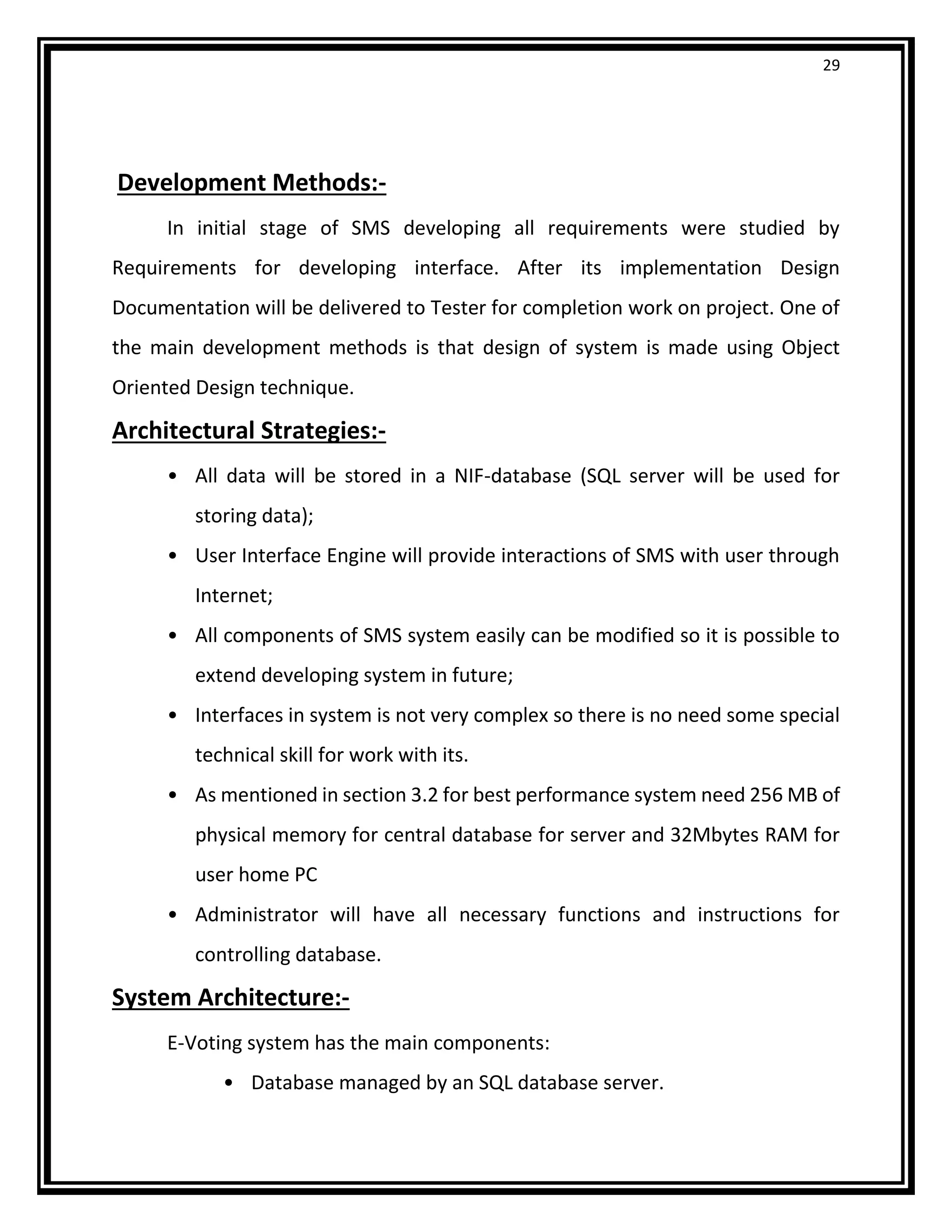 Documentation e-voting Software Engineering | PDF