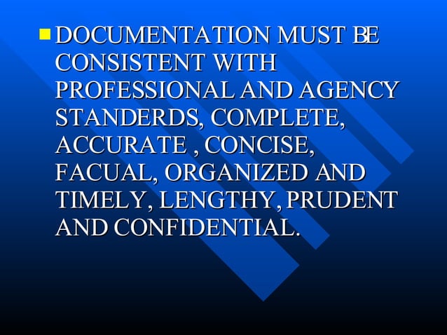 Principles of Documentation | PPT