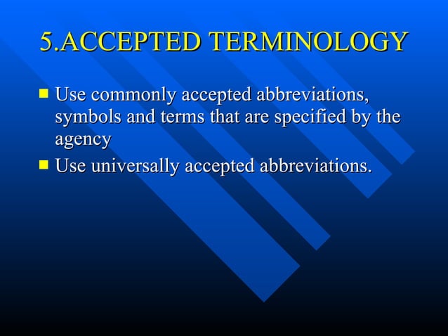 Principles Of Documentation 