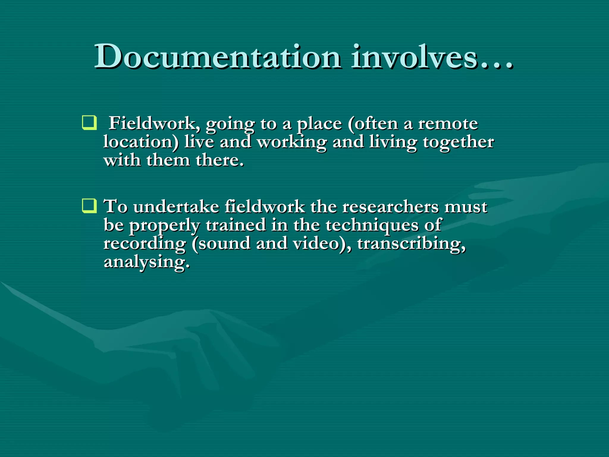 What is documentation and its techniques | PPT