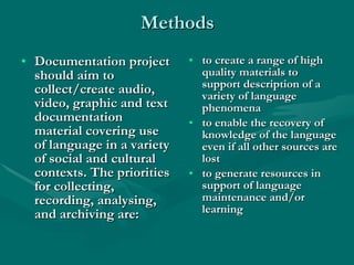 What is documentation and its techniques | PPT