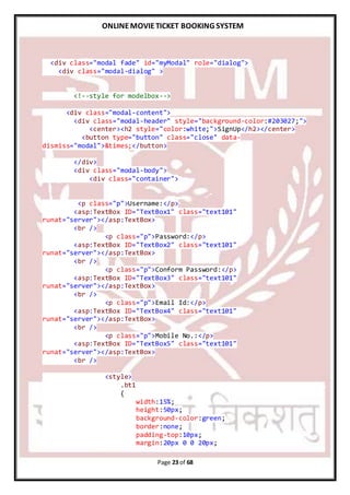 online movie ticket booking system | PDF