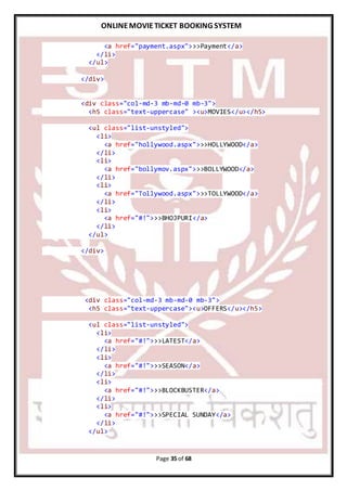 online movie ticket booking system | PDF