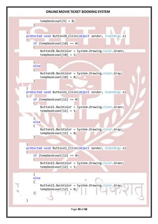 online movie ticket booking system | PDF