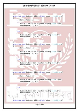 online movie ticket booking system | PDF