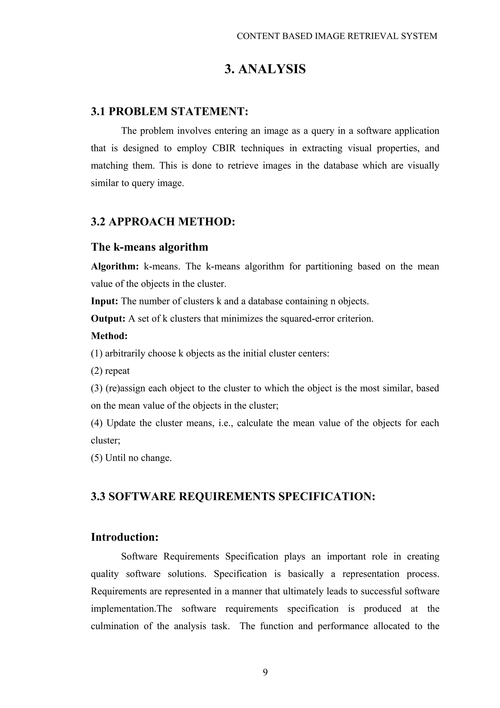 CONTENT BASED IMAGE RETRIEVAL SYSTEM | PDF