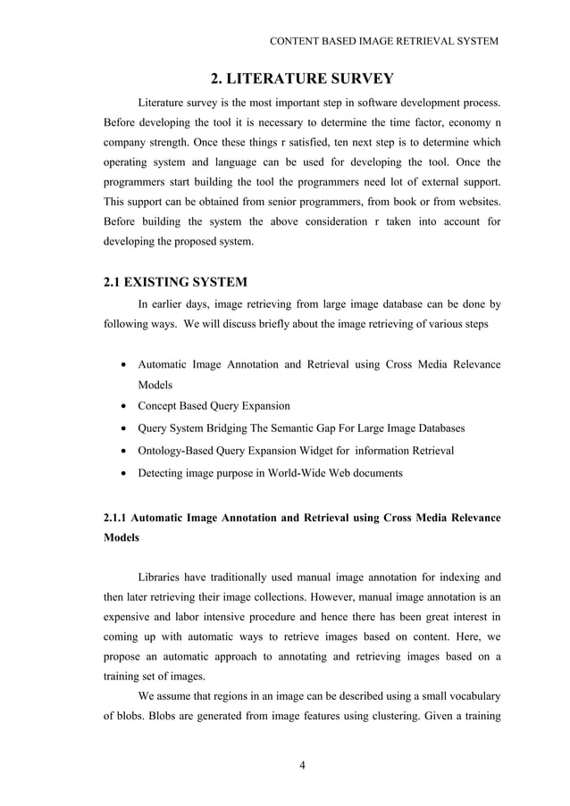 CONTENT BASED IMAGE RETRIEVAL SYSTEM | PDF