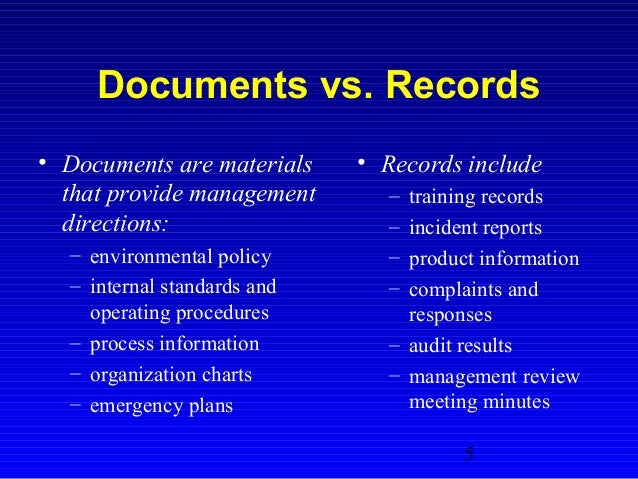 Documentation And Document Control Documentation And Document Control