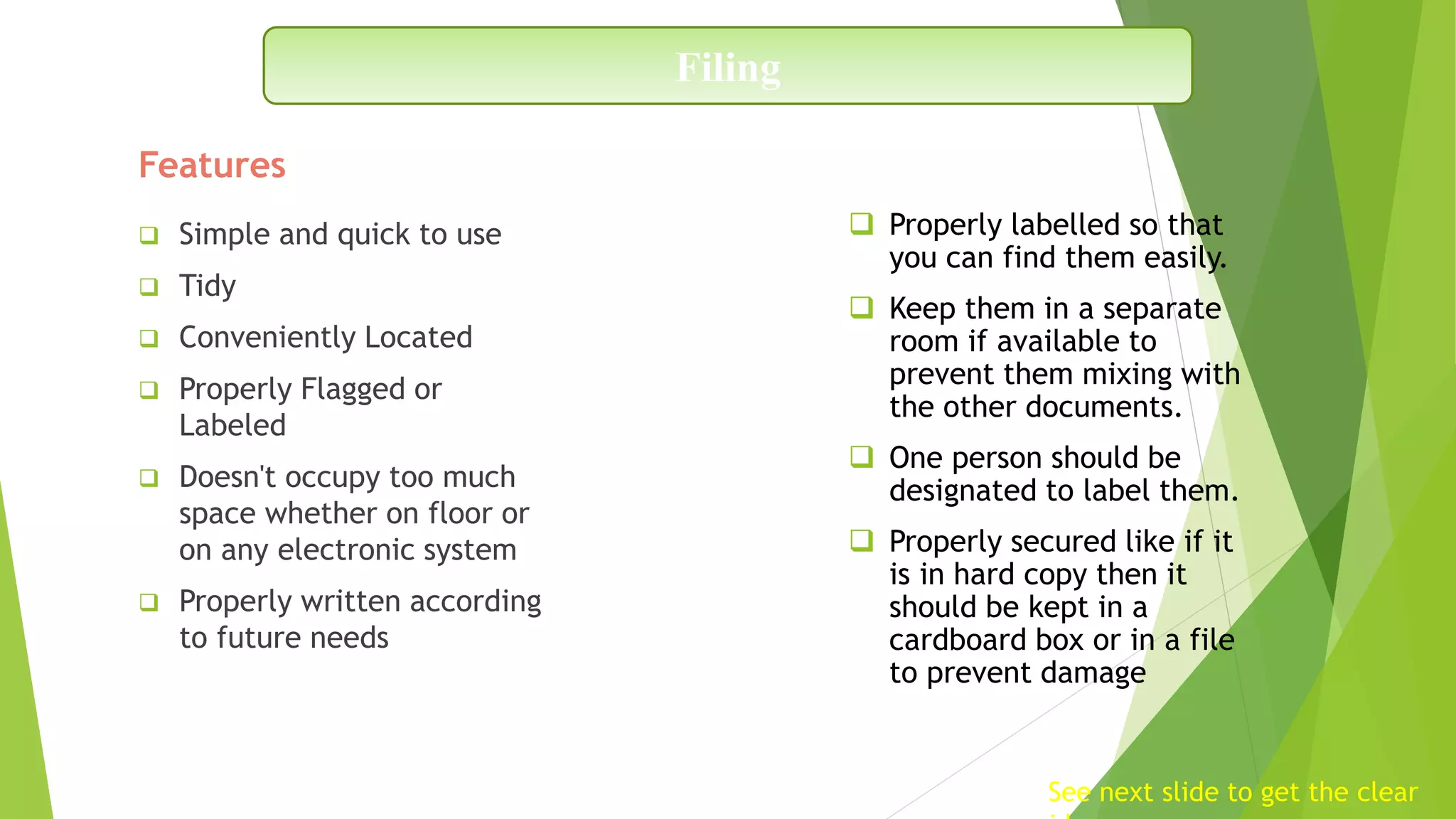 DOCUMENTATION and Filling.pptx