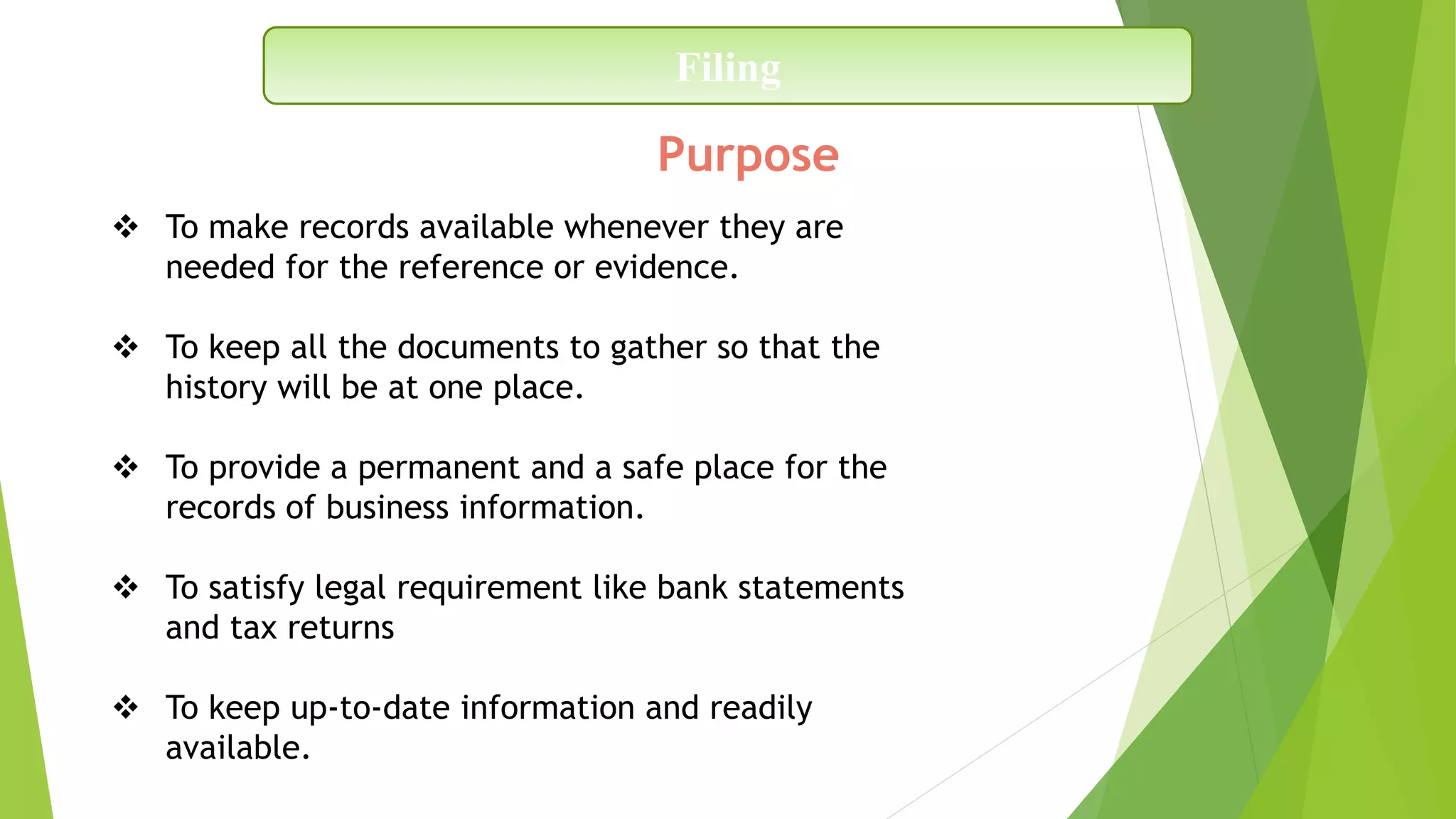 DOCUMENTATION and Filling.pptx