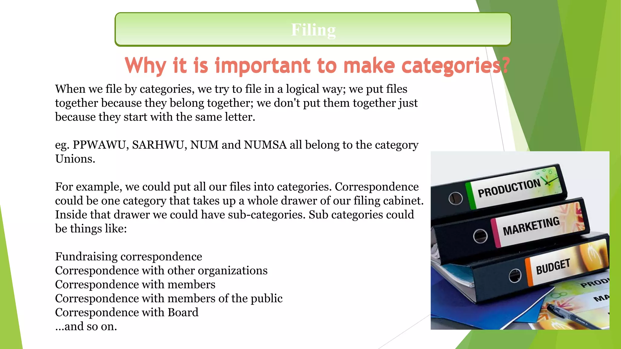 DOCUMENTATION and Filling.pptx