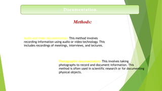 DOCUMENTATION and Filling.pptx