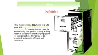 DOCUMENTATION and Filling.pptx