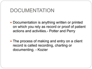 DOCUMENTATION AND RECORDING.pptx
