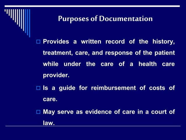 Documentation and reporting | PPTX