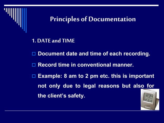 Documentation and reporting | PPTX