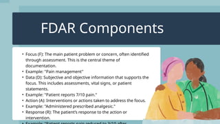 Documentation and Reporting (FDAR, EHR, POMR) | PPTX