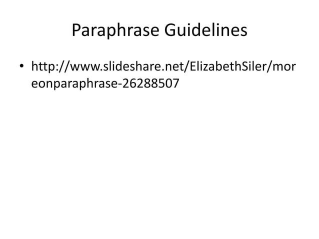 Documentation basics | PPT