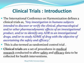 Documentation clinical trial | PDF