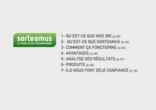 Documentation commerciale sorteamus (fr) | PDF